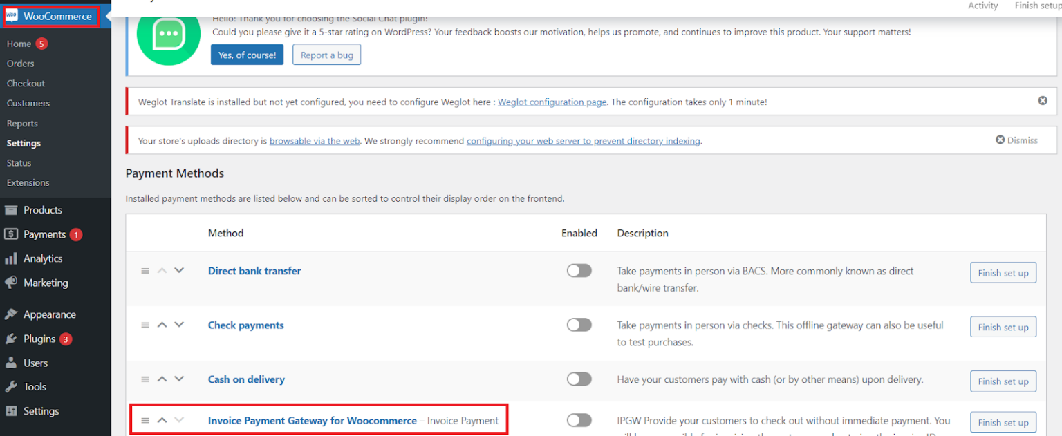 Invoice Payment Gateway for WooCommerce Plugin (Free)- Easy Setup Guide