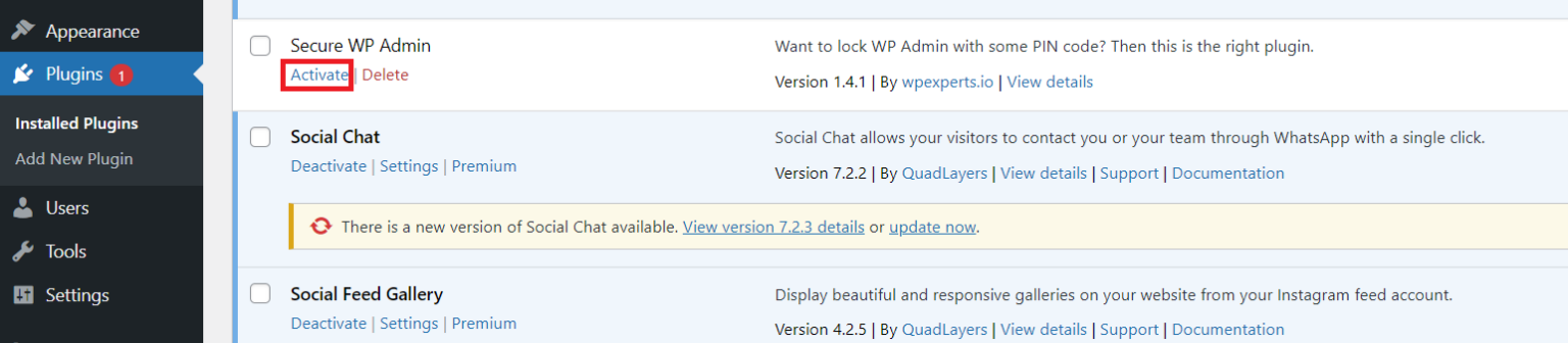 Secure WP Admin Plugin – Installation and Setup Guide