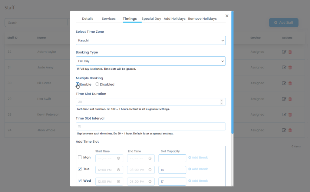 Bookings For Gravity Forms - Online Booking Forms Plugin